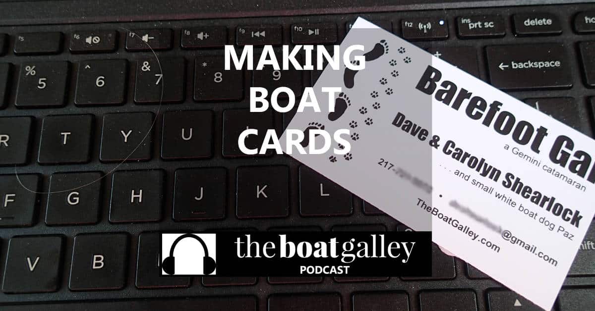 Making Boat Cards | The Boat Galley