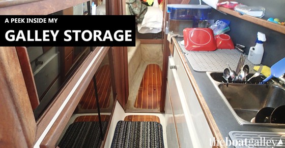 Real-Life Galley Storage | The Boat Galley